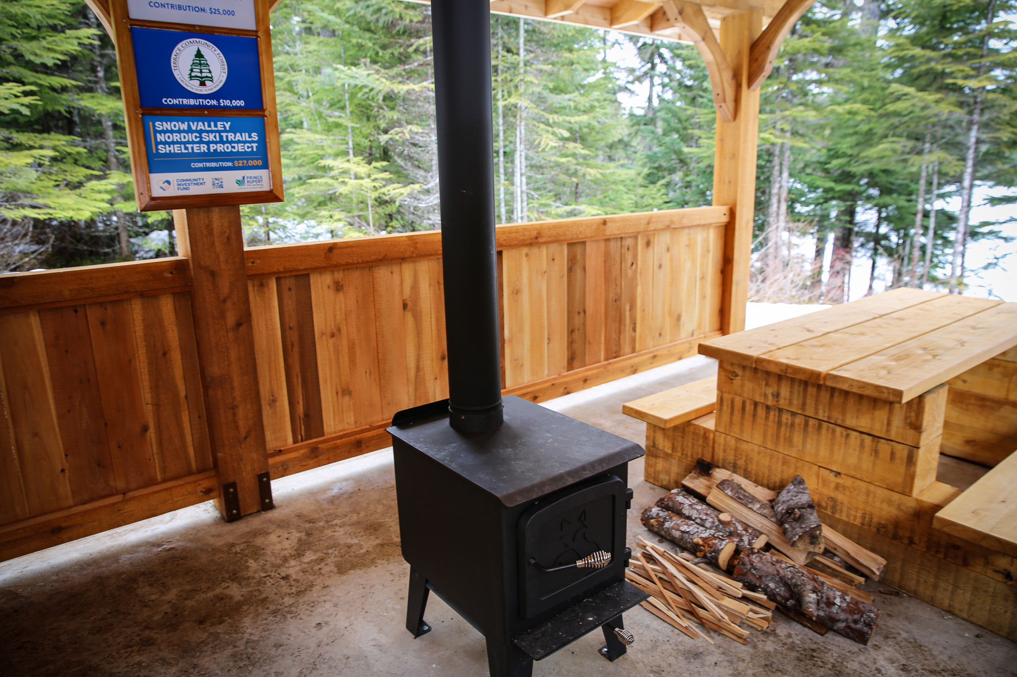 PRPA Helps Snow Valley Nordic Ski Club Shelter From The Elements | Prince Rupert Port Authority ...